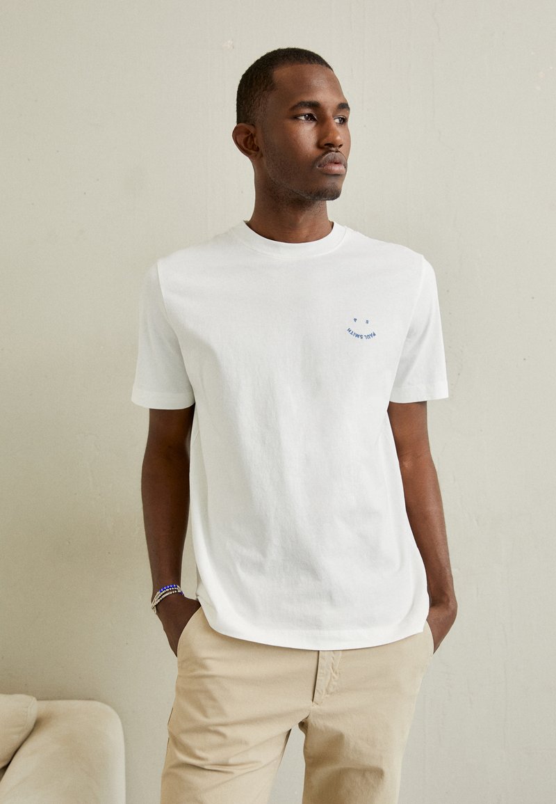 PS Paul Smith HAPPY - Basic T-shirt - off white/off-white - Zalando.ie