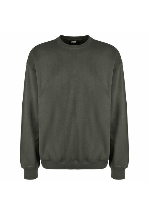 Urban Classics HEAVY TERRY GARMENT DYE CREW - Sweatshirt - summerblue ...