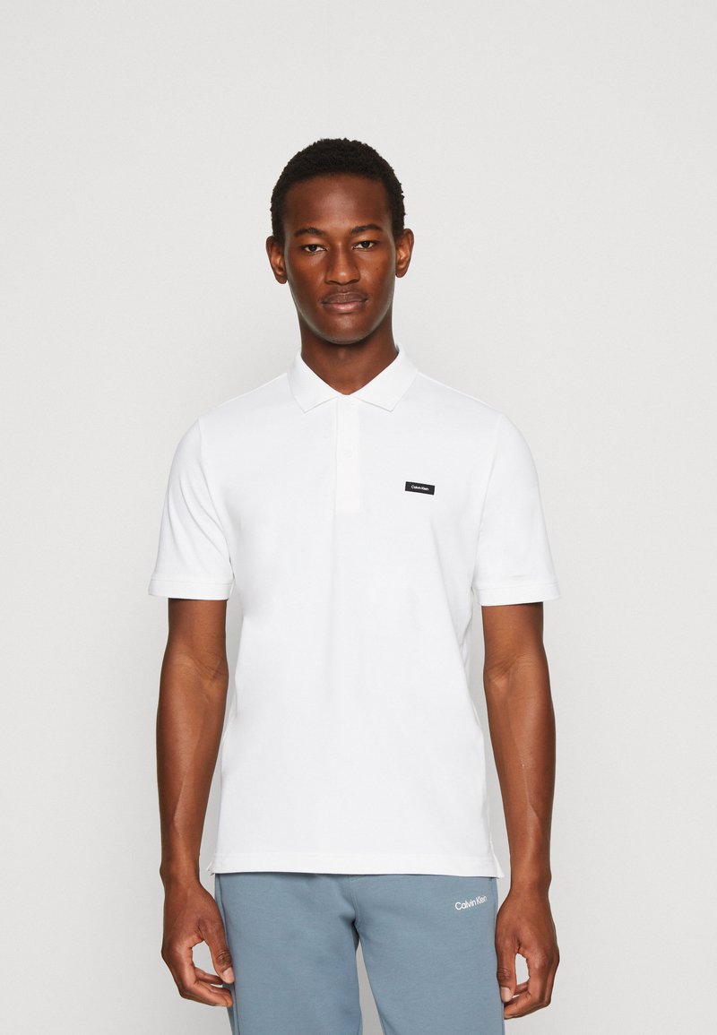 Calvin Klein Button Poloshirt Bright White Weiß Zalando De