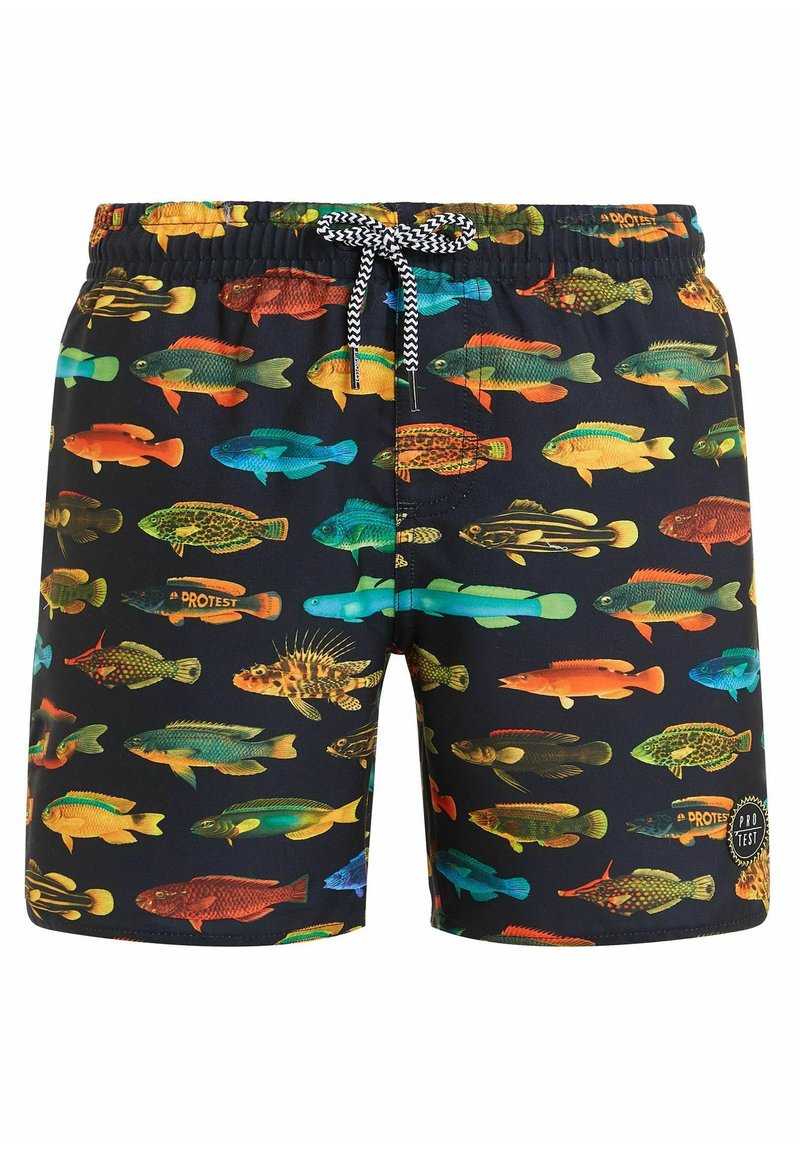 Protest Shorts da mare - true black/nero - Zalando.it