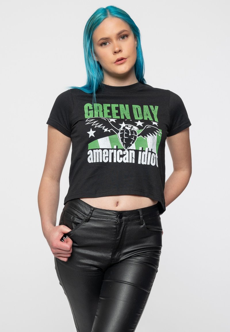 Paradiso Clothing IDIOT WINGS - Print T-shirt - black - Zalando.co.uk