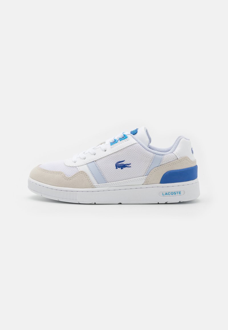 Lacoste T-CLIP - Baskets basses - white/light blue/blanc - ZALANDO.FR
