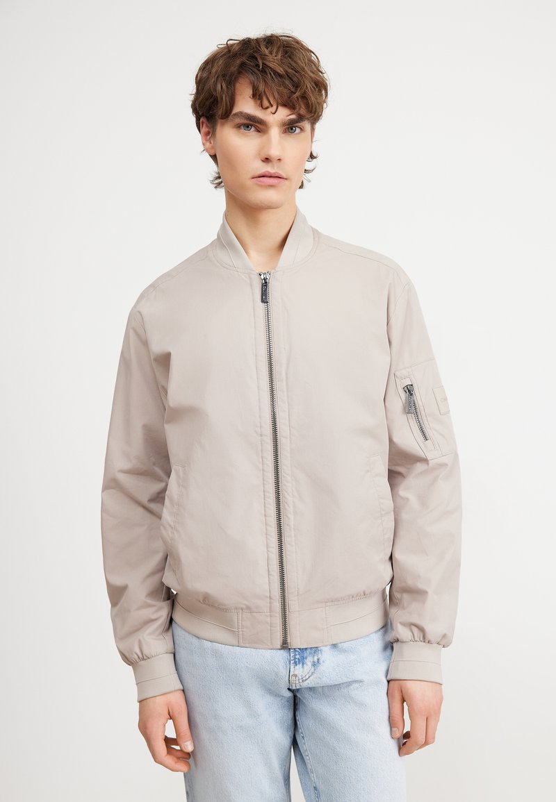 Calvin Klein HERO - Bomber Jacket - atmosphere/sand - Zalando.ie