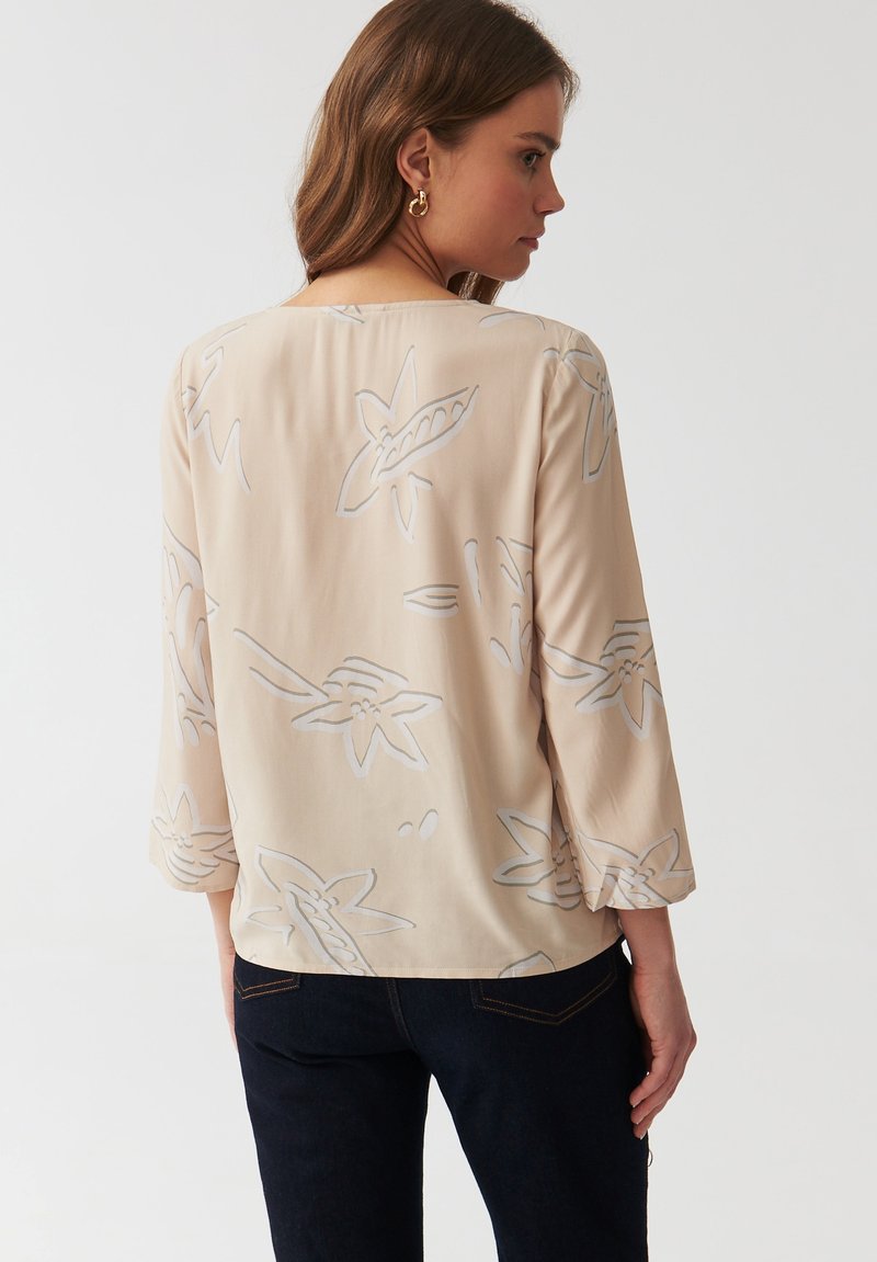 TATUUM ISOLA - Bluse - light beige/hellbraun - Zalando.de