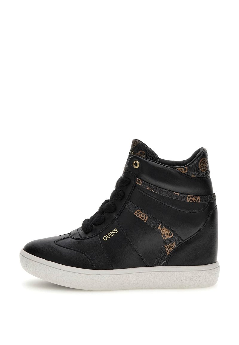 Guess MORENS - High-top trainers - mehrfarbig schwarz/black - Zalando.ie