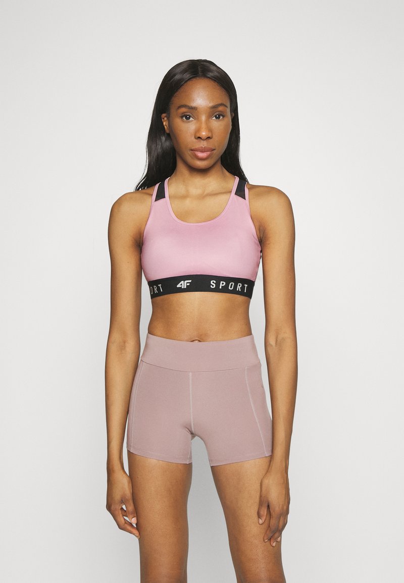 4F BRA - Sport-BH mit leichter Stützkraft - light pink/rosa - Zalando.ch