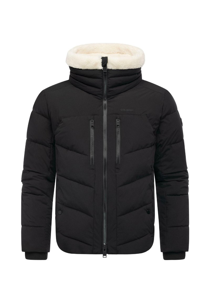 STONE HARBOUR ANSELLO - Winter jacket - black - Zalando.co.uk
