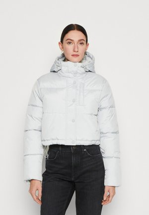 ONLY ONLEVI CARGO PUFFER JACKET - Winterjas - grey/grijs - Zalando.nl