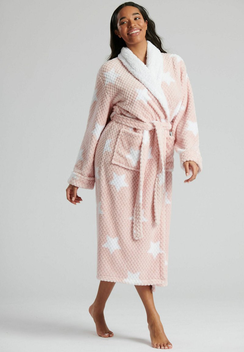 Loungeable STAR PRINT - Albornoz - pink/rosa - Zalando.es