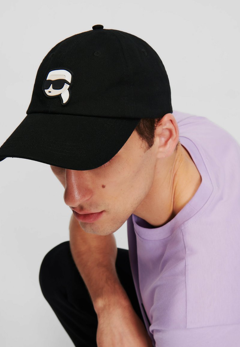 KARL LAGERFELD IKON BASEBALL CAP - Casquette - black/noir - ZALANDO.FR