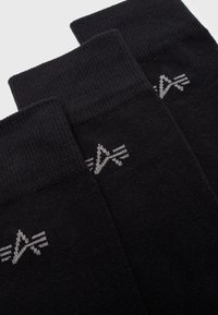 Alpha Industries BASIC SOCKS 3 PACK - Socken - black/schwarz - Zalando.de