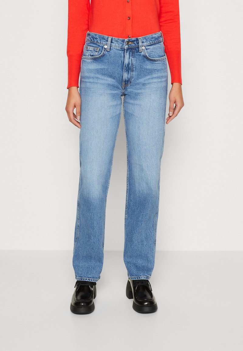 ARKET Jeans Straight Leg - blue/blue denim - Zalando.ch