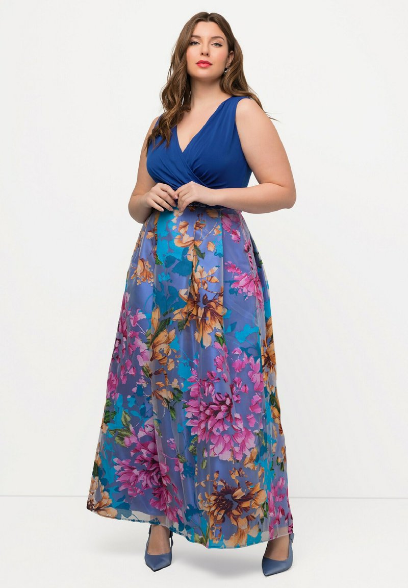 Ulla Popken Maxikleid - blue/blau - Zalando.de