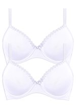 Susa 2 PACK - Balconette bra - weiss weiss/white - Zalando.de