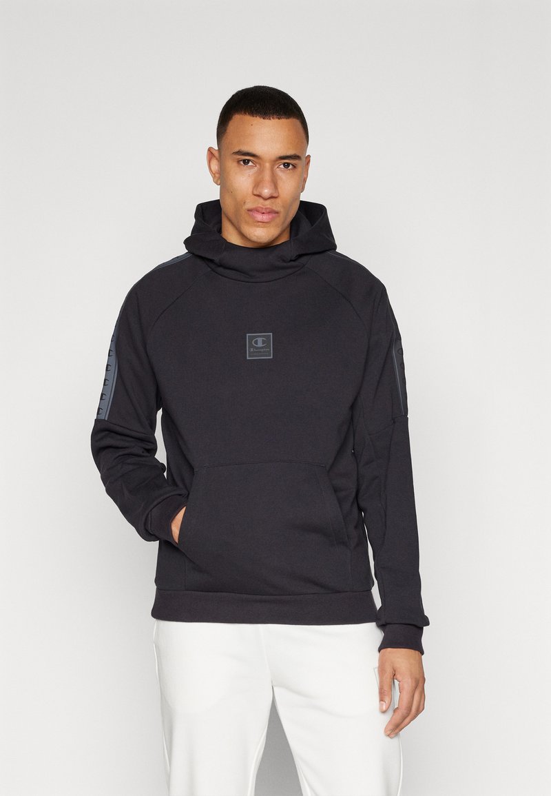 Champion ATHLEISURE HOODED - Sweatshirt - black/svart - Zalando.se