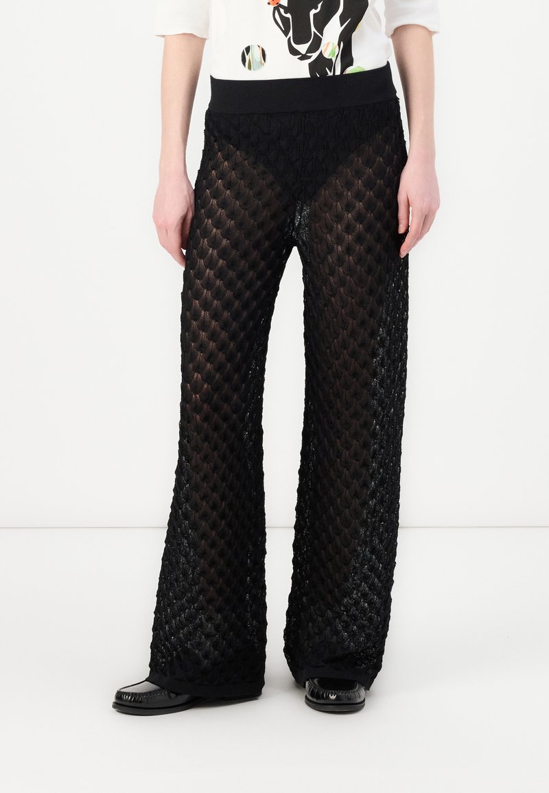 Malina ALISSA PANTS - Trousers - black - Zalando