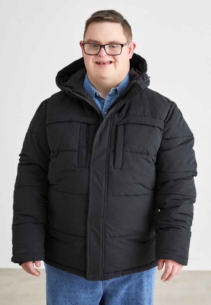 Pier One Winter jacket - black - Zalando