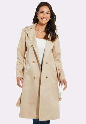 Morgan STRAIGHT BELTED - Gabardina - beige - Zalando.es