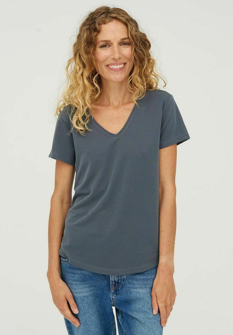 mbyM LUVANNA-M - T-shirt basic - magnet/grijs - Zalando.nl