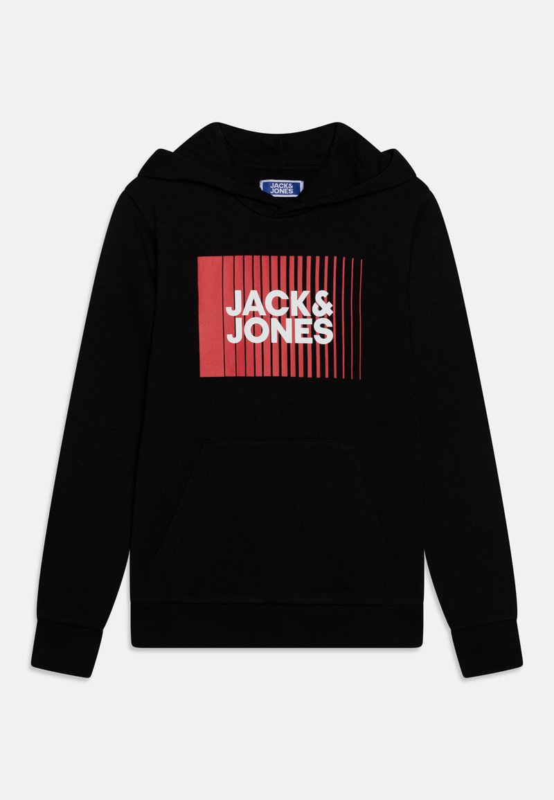 Jack & Jones Junior JJECORP LOGO HOOD PLAY - Jersey con capucha - black ...