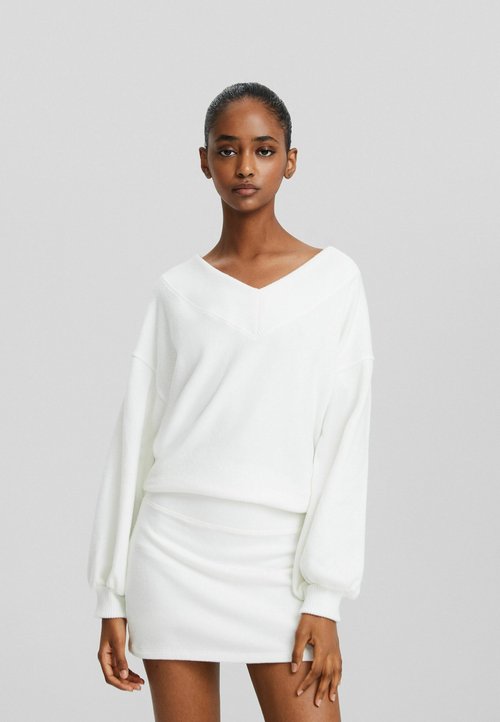 ARMEDANGELS RANAA - Strickpullover - off white/offwhite - Zalando.ch
