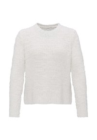 Opus PRIZZY - Strickpullover - milk/weiß - Zalando.de