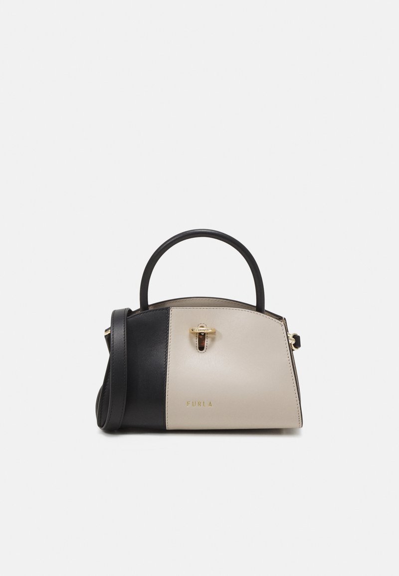 Furla GENESI MINI TOTE - Handbag - fullmoon/nero/black - Zalando.co.uk