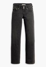 Levi's® SUPERLOW - Džíny Straight Fit - mic dropped/černý denim ...