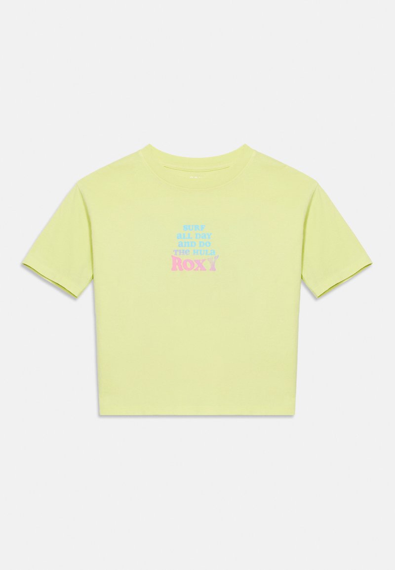 Roxy DAISY LOOSE SEAS - T-shirt med print - vivid chartreuse/ljusgul ...