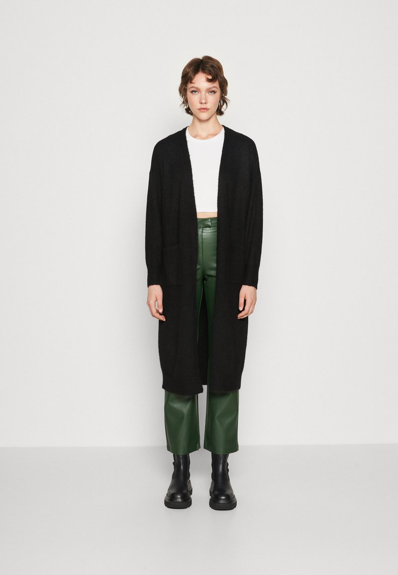 YAS YASBALIS LONG CARDIGAN Neuletakki Black musta Zalando fi yas-yasbalis-long-cardigan-neuletakki-black-musta-zalando-fi