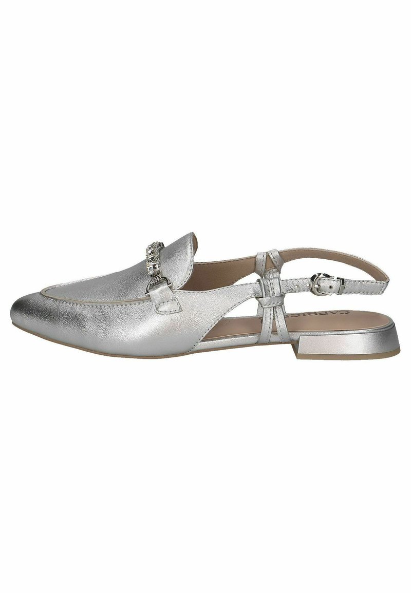 Caprice Sling-Ballerina - silver metal/silberfarben - Zalando.de