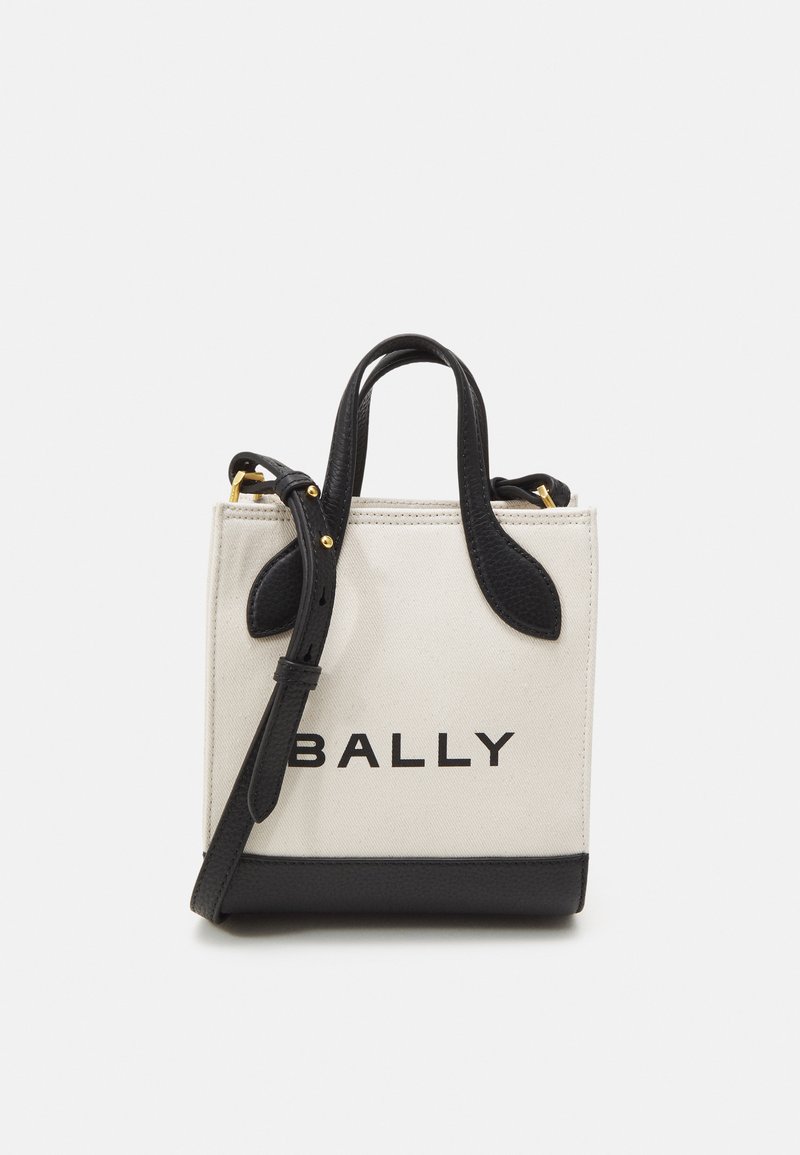 Bally BAR MINI KEEP ON - Across body bag - natural/black/oro/white ...
