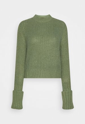 Opus PARTANO - Strickpullover - tulip green/grün - Zalando.ch