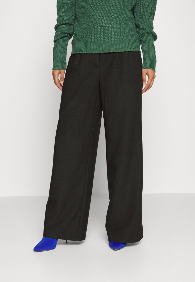 Minimum LESIA - Nohavice - black/čierna - Zalando.sk