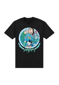 Henry Tiger BETTY BOOP PISCES ASTROLOGICAL SIGN - Print T-shirt - black ...