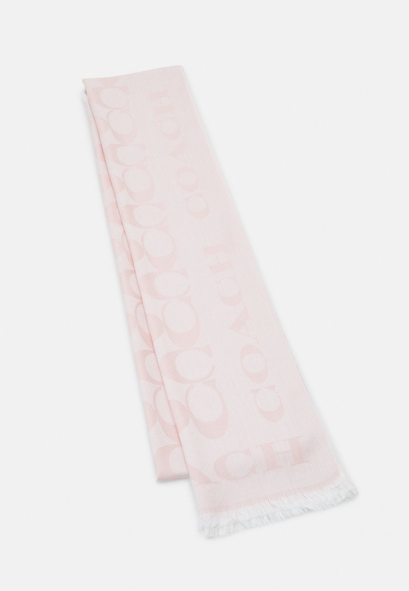 Coach SIGNATURE BORDER STOLE - Scarf - blush/light pink - Zalando
