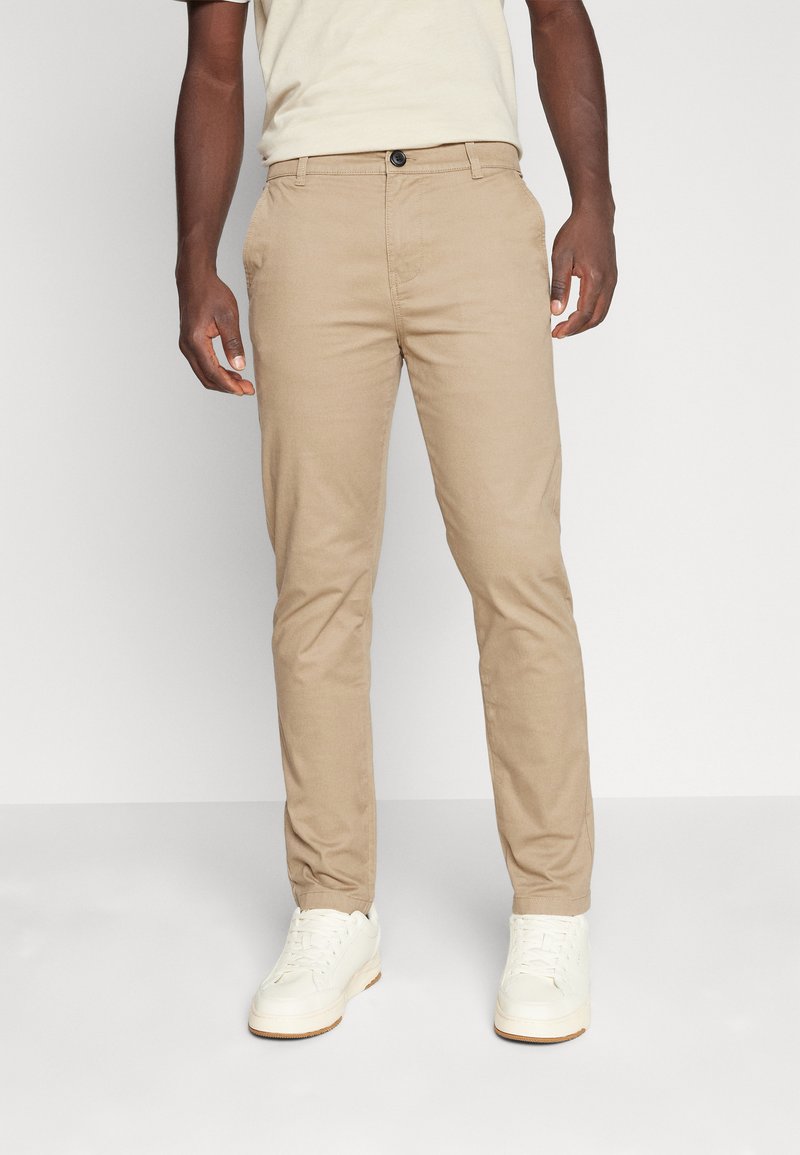 Selected Homme SLHSLIM LUKAS PANTS - Chino - greige/sand - Zalando.at