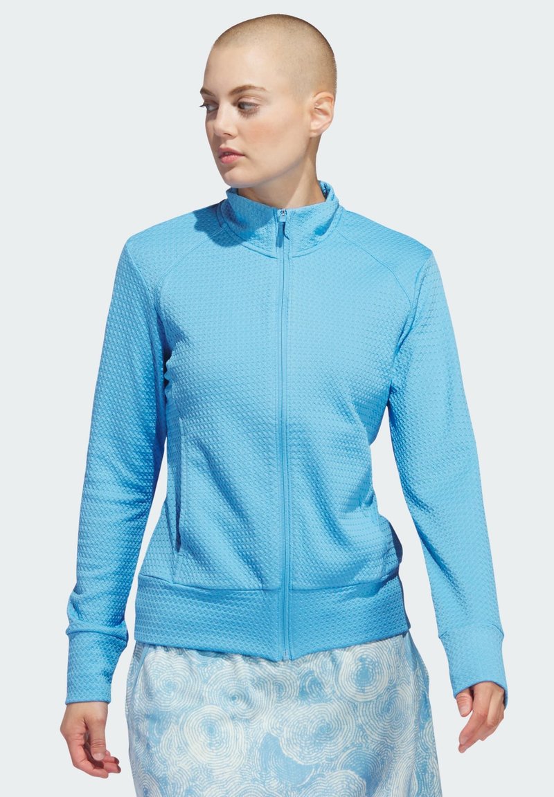 adidas Golf ULTIMATE TEXTURED - Sudadera con cremallera - semi blue ...