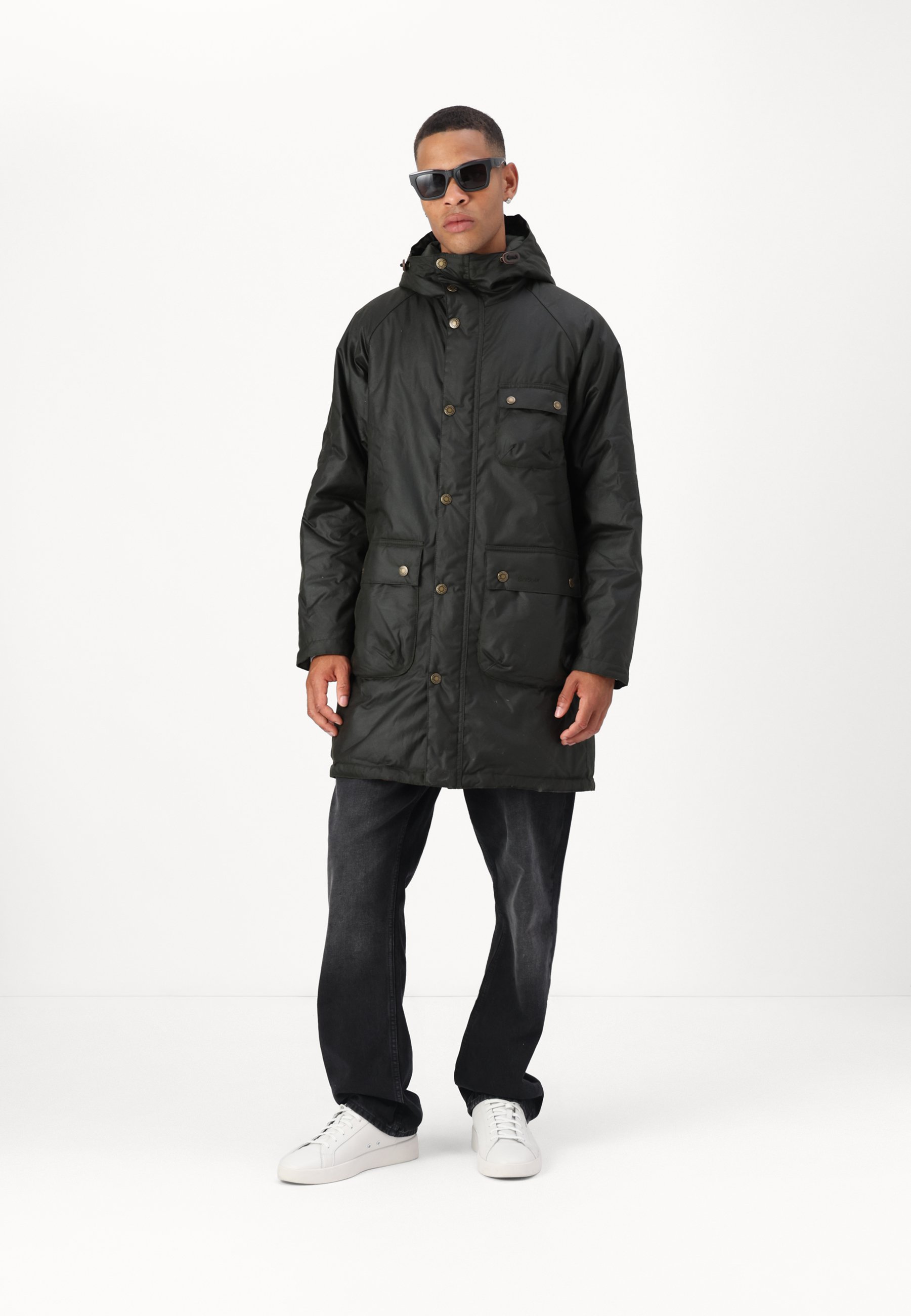 Barbour jacket parka store