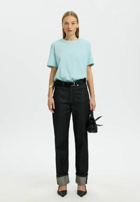 Selected Femme - T-shirt basic/jasnoniebieski - Zalando.pl