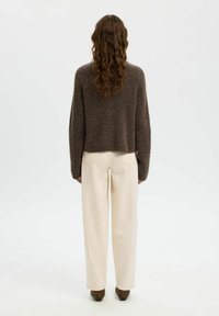 Selected MIT REISSVERSCHLUSS - Vesta na kopčanje - chocolate chip ...