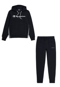 Champion HOODED FULL ZIP SWEATSUIT - Survêtement - black/noir - ZALANDO.FR