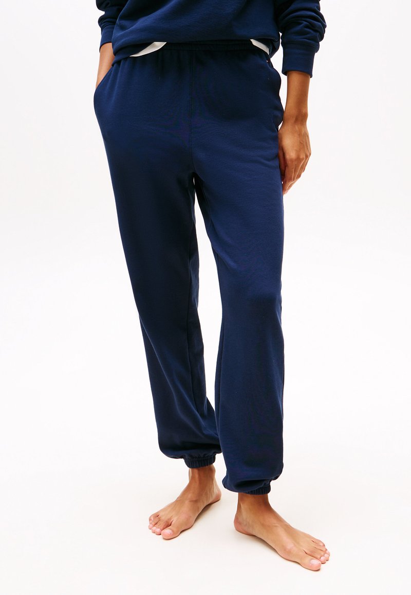 Tommy Hilfiger ESSENTIAL - Pyjama bottoms - dark night navy/dark blue ...