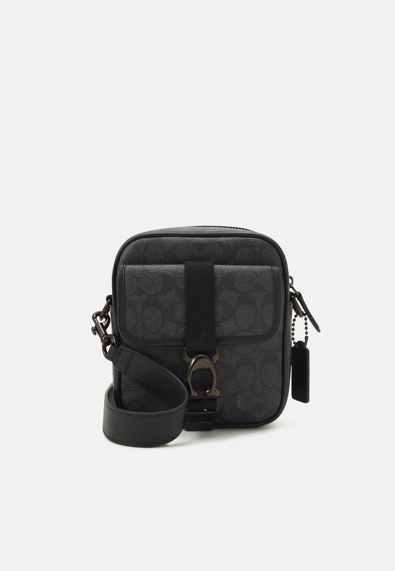 Coach BECK CROSSBODY IN SIGNATURE UNISEX - Sac bandoulière - charcoal ...