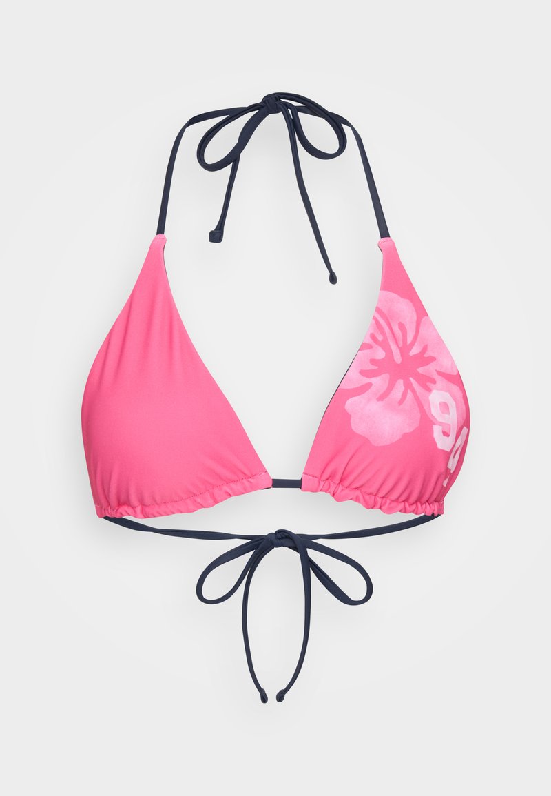 Hollister Co. FLAT HALTER REVERSIBLE - Bikini top - pink - Zalando.co.uk