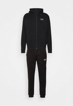 EA7 Emporio Armani TRACKSUIT - Survêtement - nero/noir - ZALANDO.BE