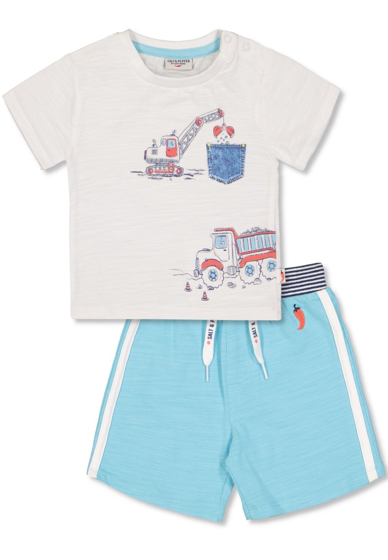Salt And Pepper Set Drive Jogginghose Grey Blue Weiß Zalando At