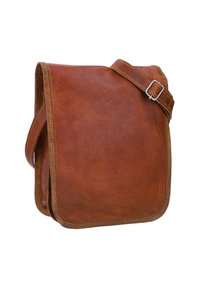 Gusti Leder HELEN - Ülerinna-kott - braun/pruun - Zalando.ee