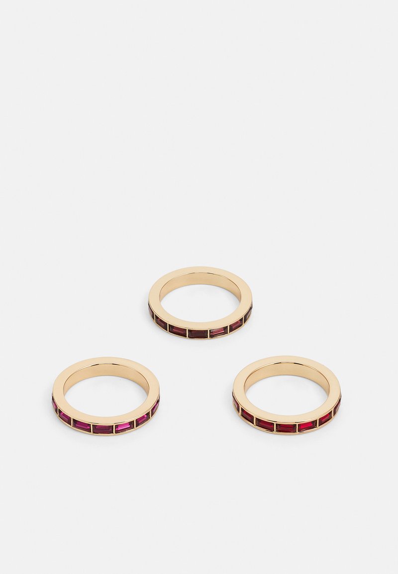 Lauren Ralph Lauren 3 PACK - Ring - gold-coloured/pink/goldfarben ...