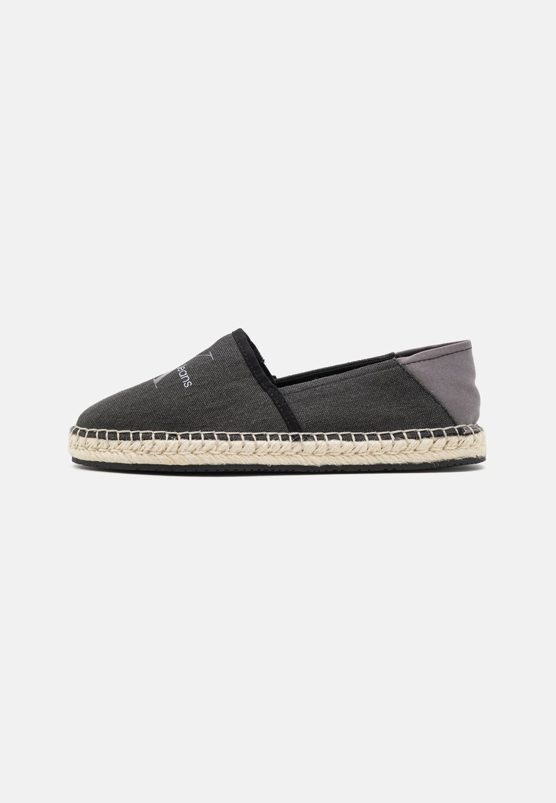 Calvin Klein Jeans Espadrille - black/stormfront/schwarz - Zalando.de